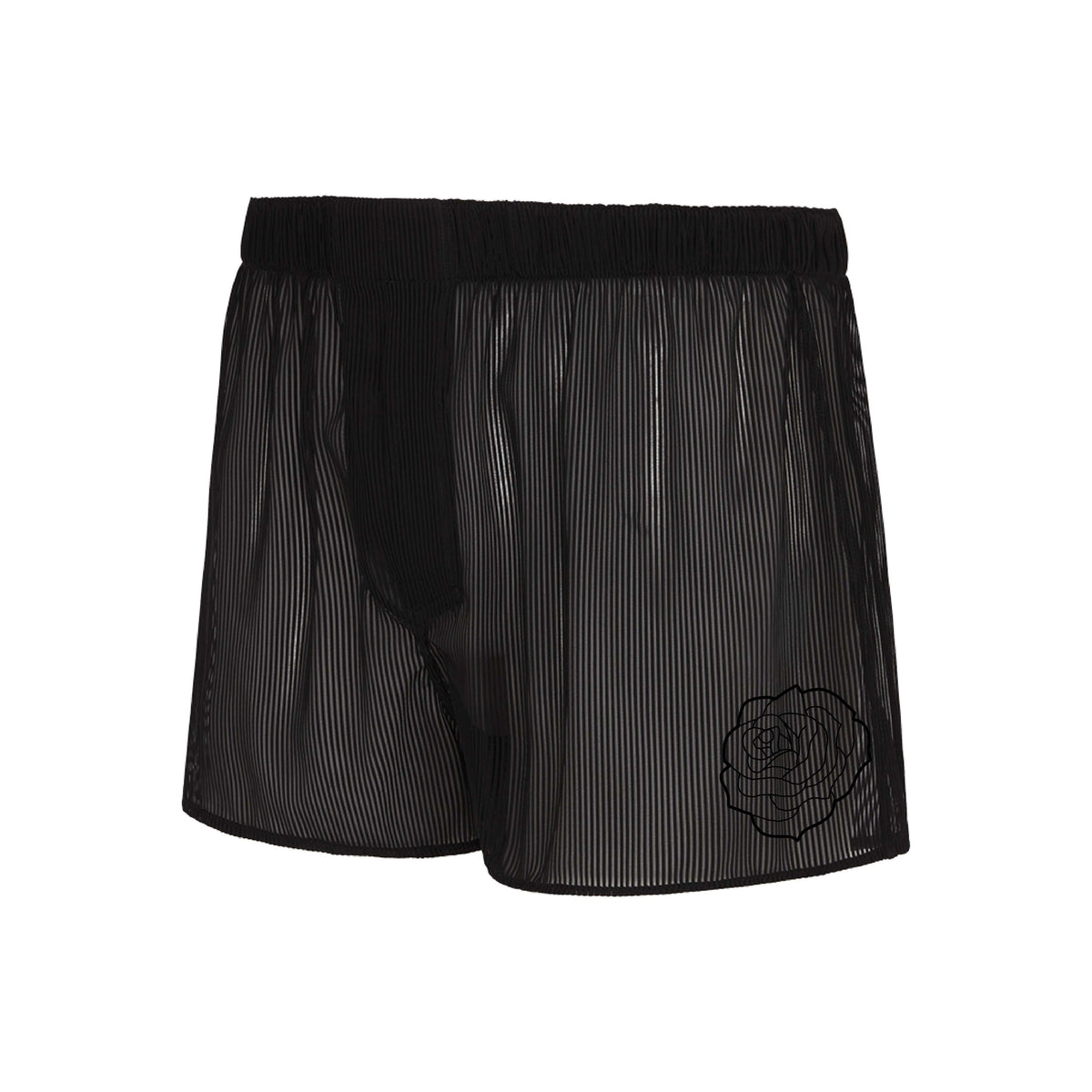 LACE BOXER - BLACK ROSE – FOXE & FABLE